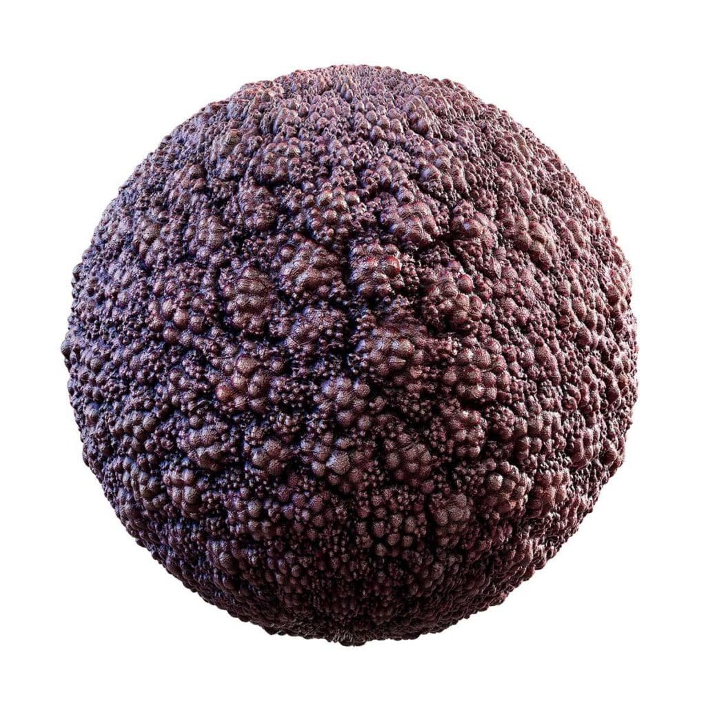 Purple Creature Skin PBR Texture