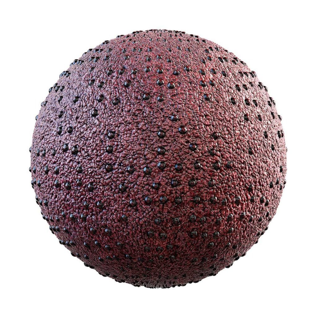 Red Alien Skin PBR Texture