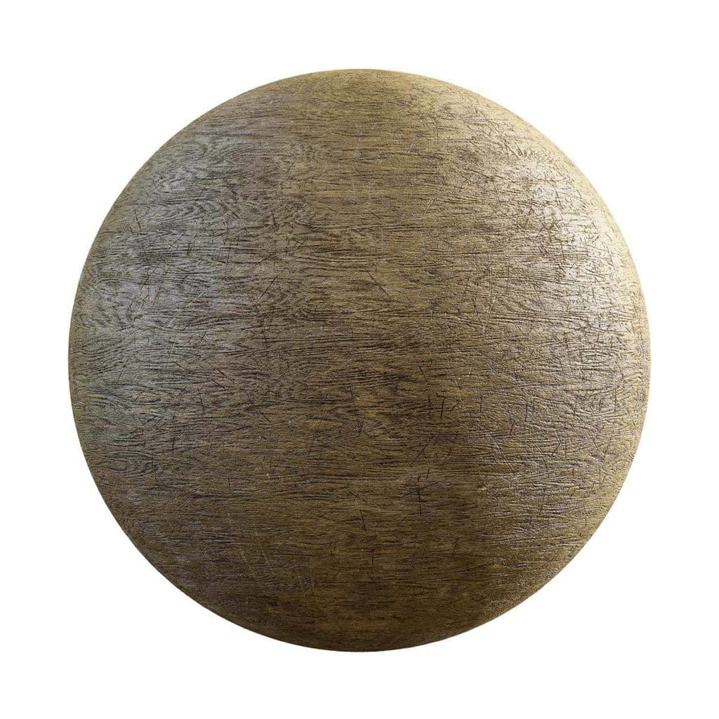 Scratched Wood PBR Texture