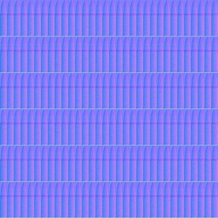 Vertical Stacked Bullets PBR Texture