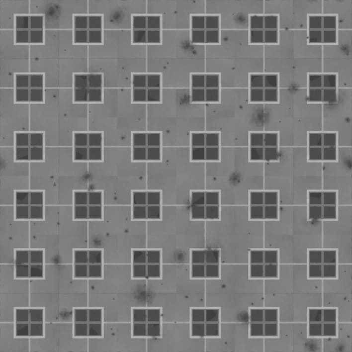 Wall with Broken Windows PBR Texture