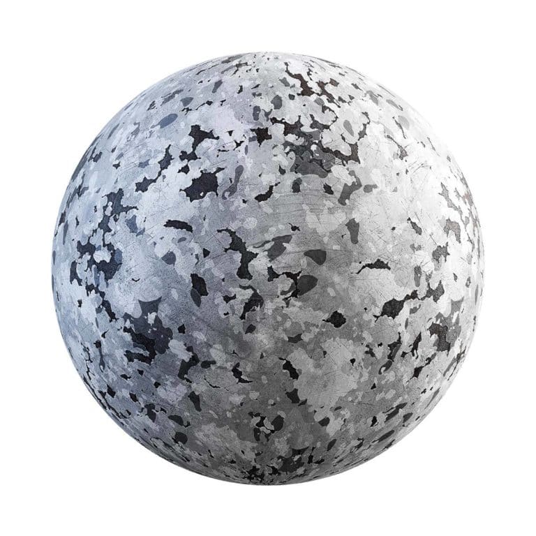 Winter Camo Painted Metal PBR Texture