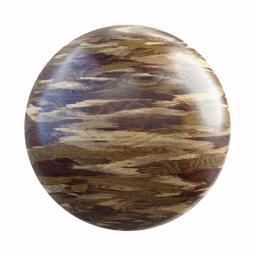 Multi Color Pecan Wood