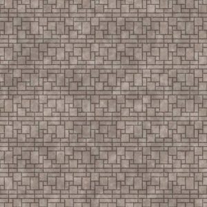 Beige Rectangular Stone Pavement PBR Texture