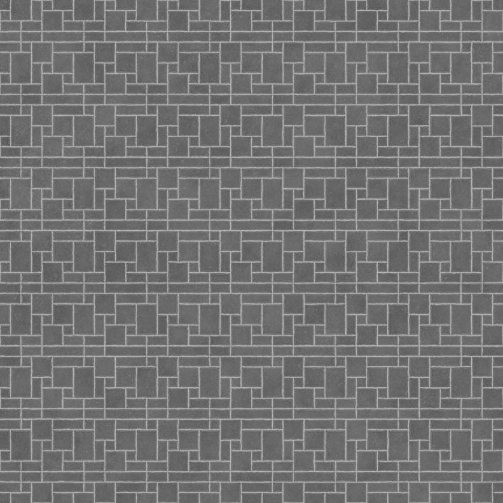 Beige Rectangular Stone Pavement PBR Texture