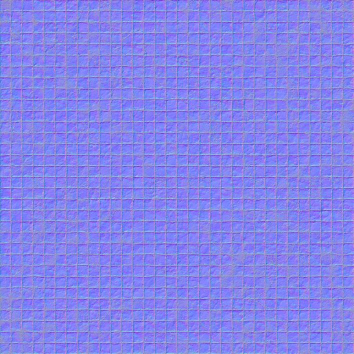 Beige Square Stone Pavement PBR Texture