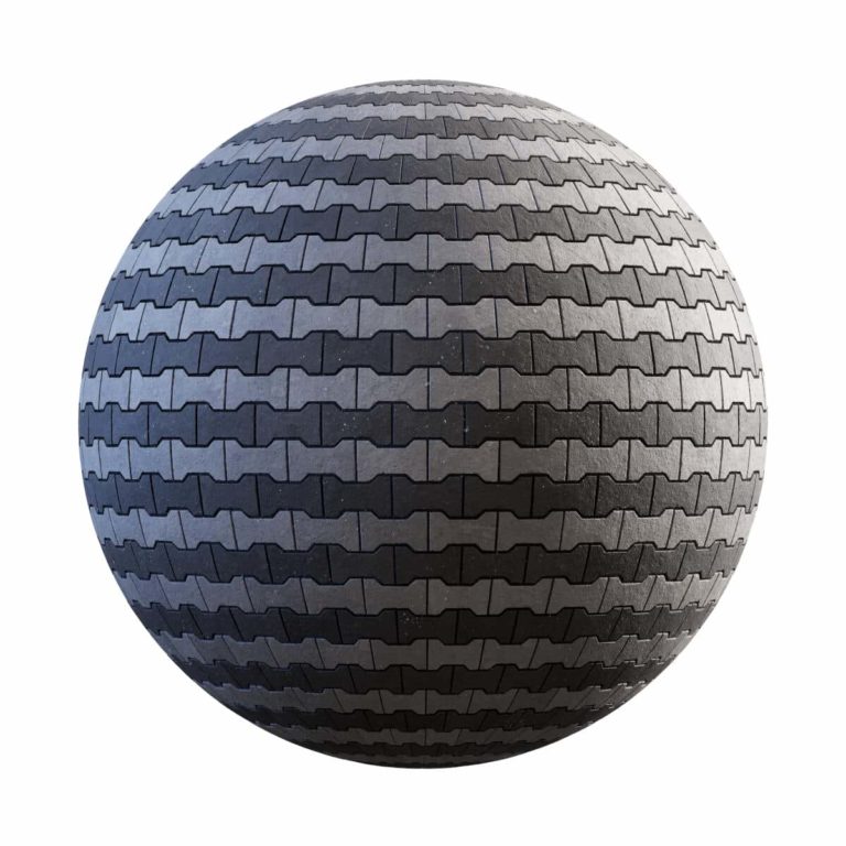 Dark and Light Grey Concrete Pavement PBR Texture