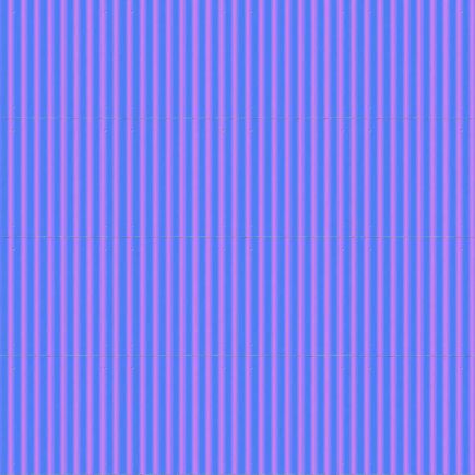 Dark Blue Metal Roof PBR Texture