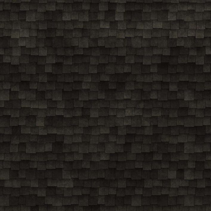 Dark Grey Shingle Roof PBR Texture