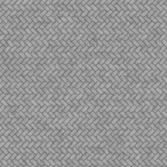 Dark Red Brick Herringone Pavement PBR Texture