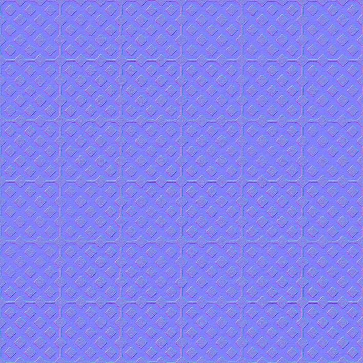 Grey Concrete Parking Pavement PBR Texture