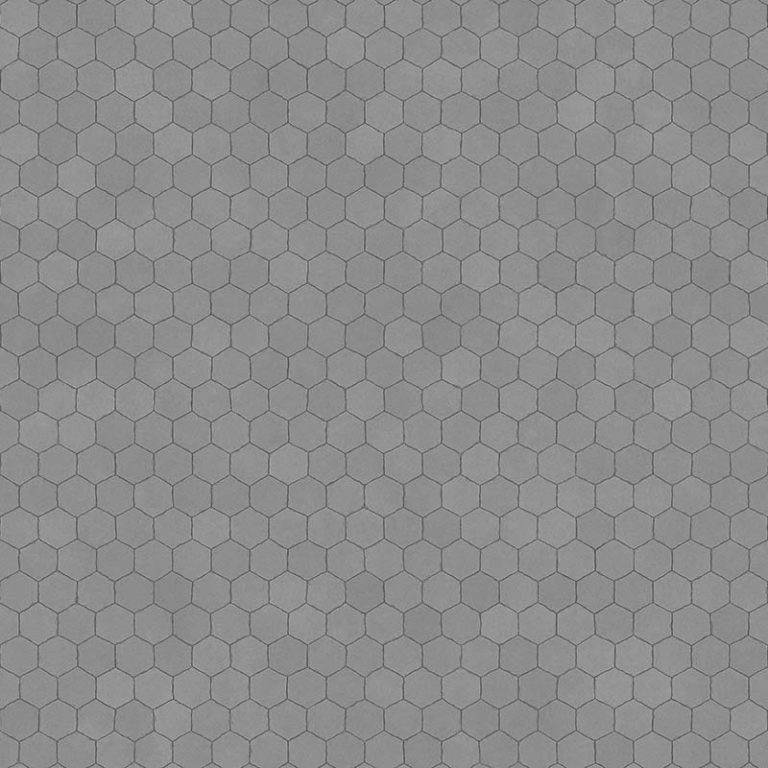 Grey Hexagon Concrete Pavement PBR Texture