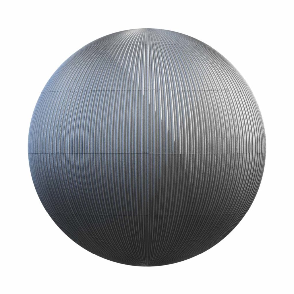 Grey Metal Roof PBR Texture