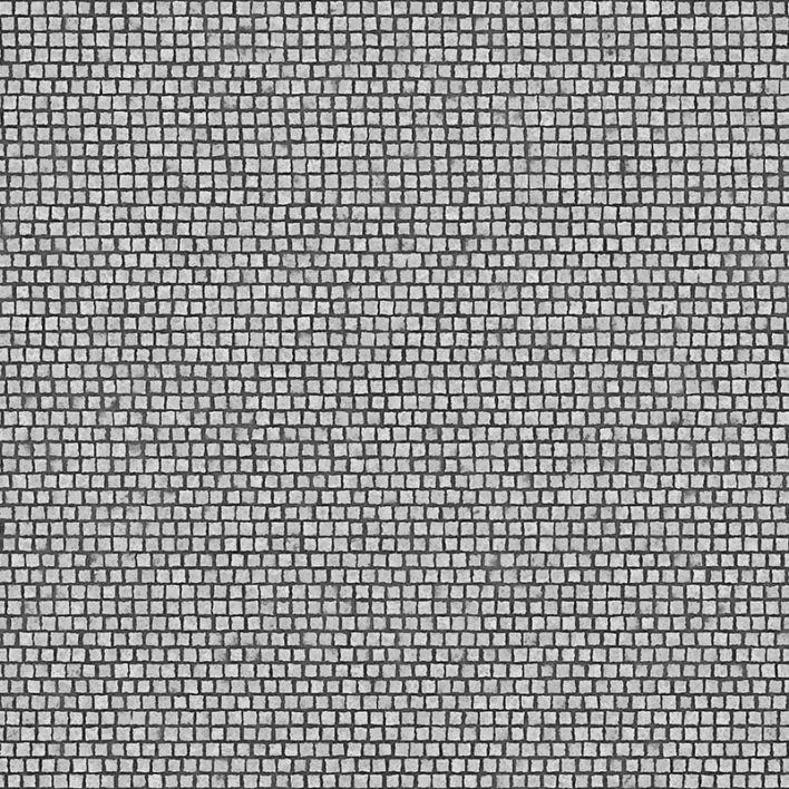 Grey Square Stone Pavement PBR Texture