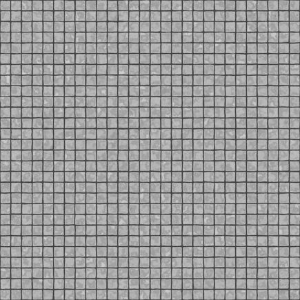 Grey Square Stone Pavement PBR Texture