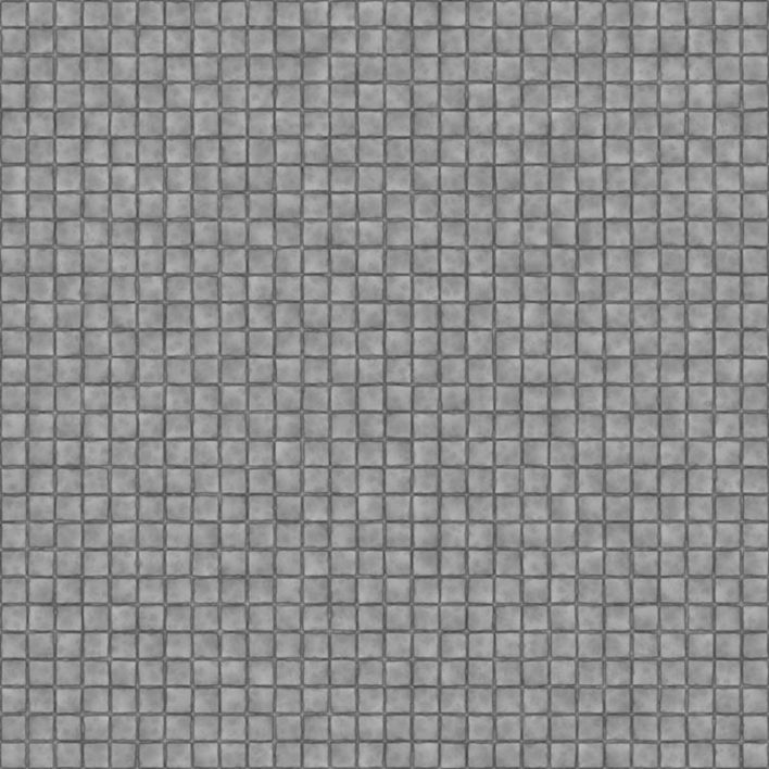 Grey Square Stone Pavement PBR Texture