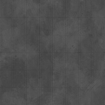 Large Black Roof Tiles PBR Texture