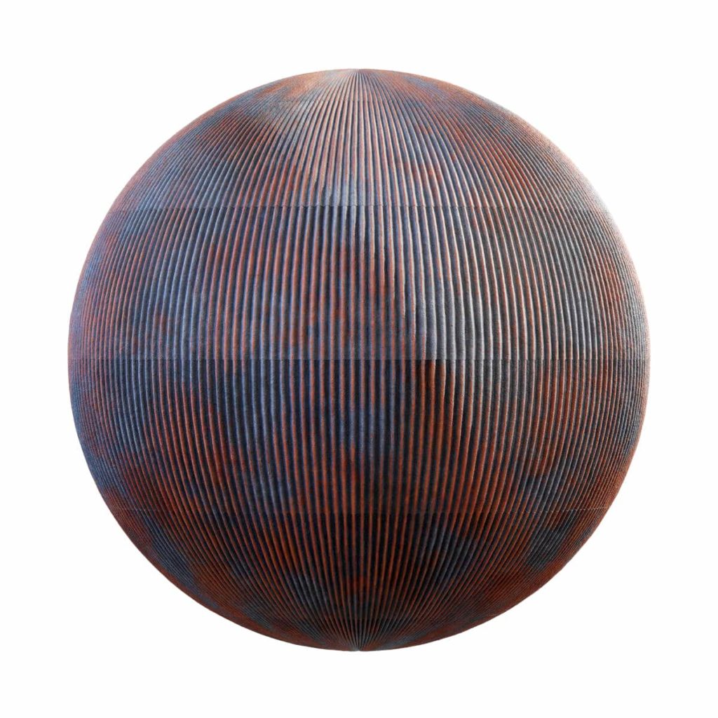 Rusty Metal Roof PBR Texture