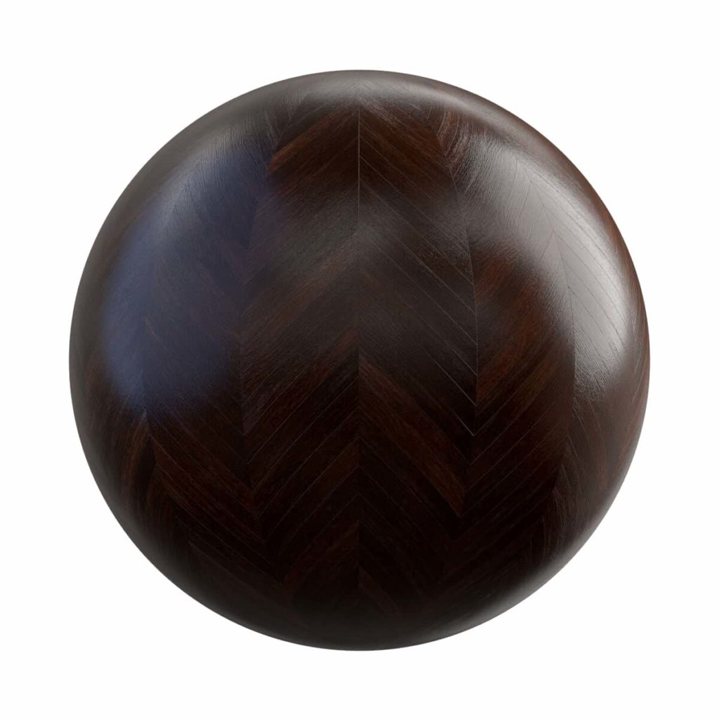 Walnut Chevron Floor PBR Texture
