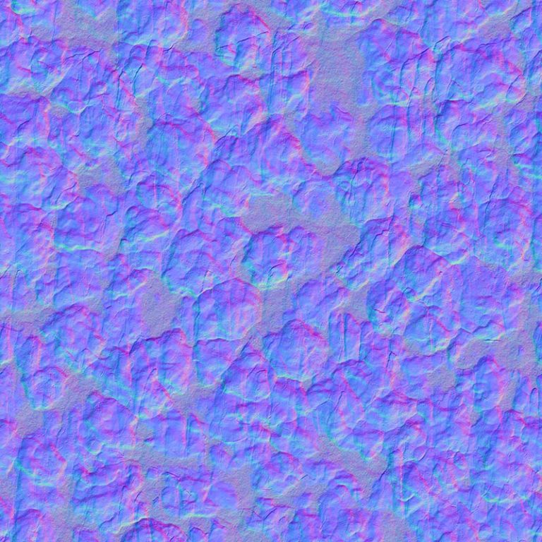 Grey Bulbous Rock with Moss PBR Texture