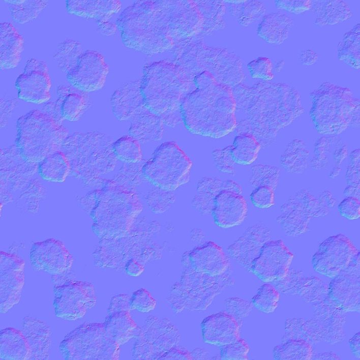 Orange Dirt with Water PBR Texture