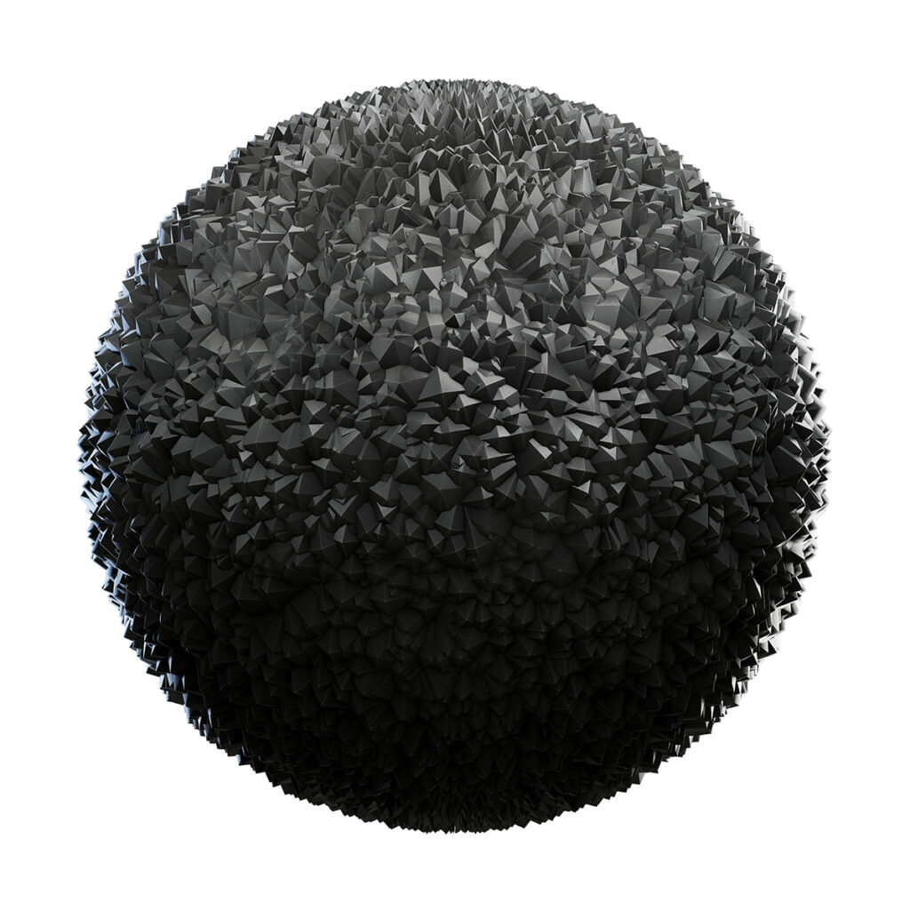 Black Abstract Plastic PBR Texture