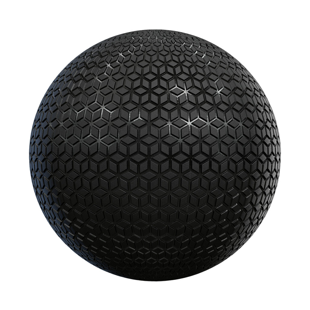 Black Bumpy Plastic PBR Texture