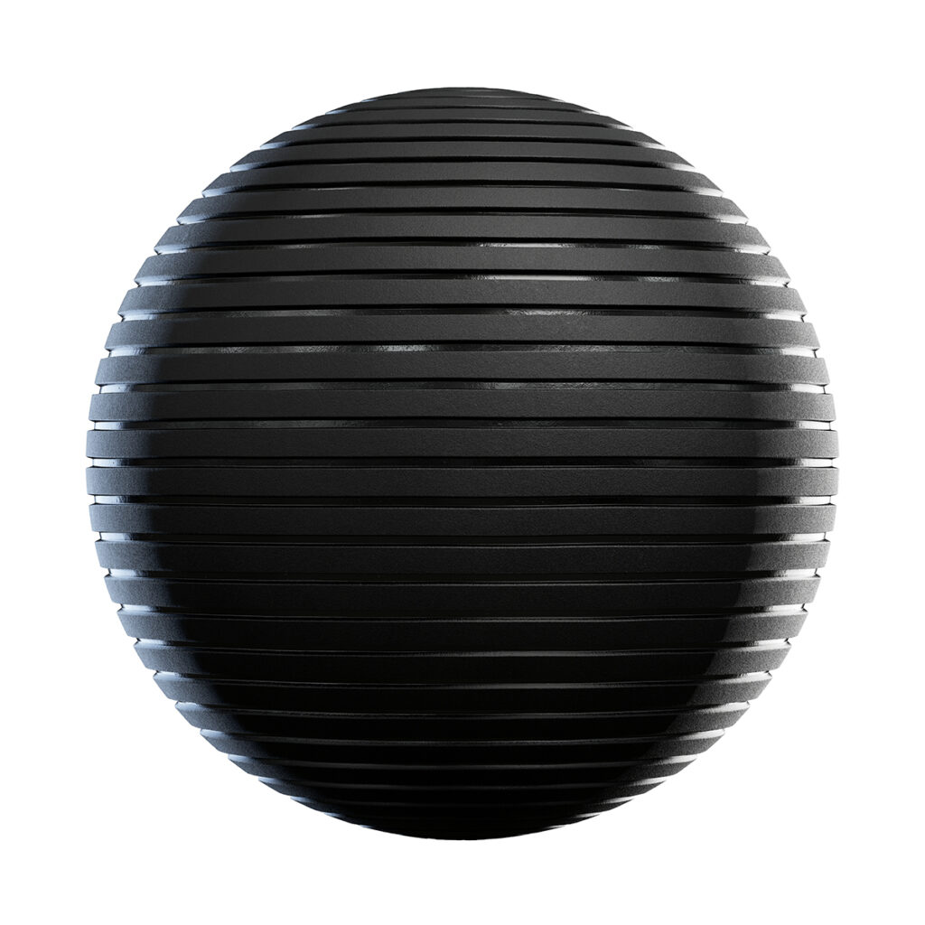 Black Patterned Plastic PBR Texture
