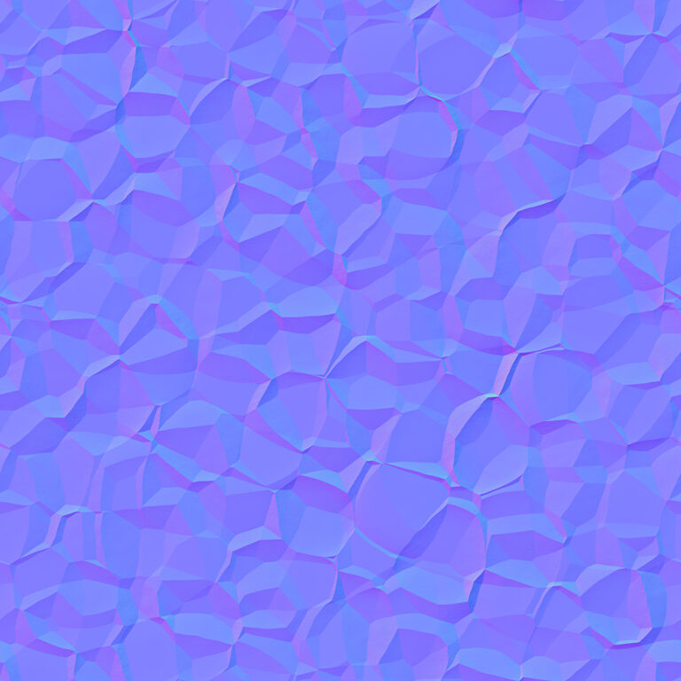 Blue Crystal PBR Texture