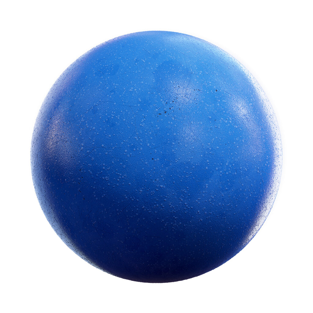Blue Old Plastic PBR Texture