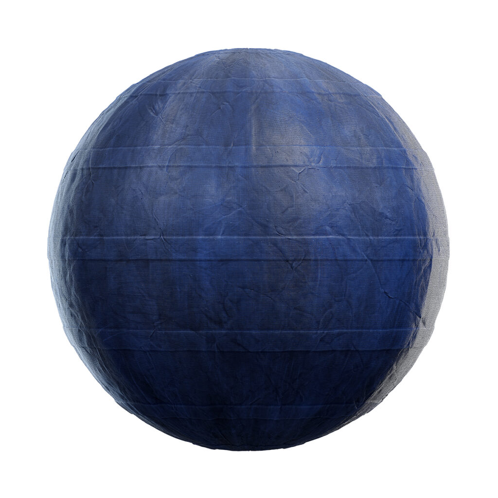 Blue Old Tarp PBR Texture
