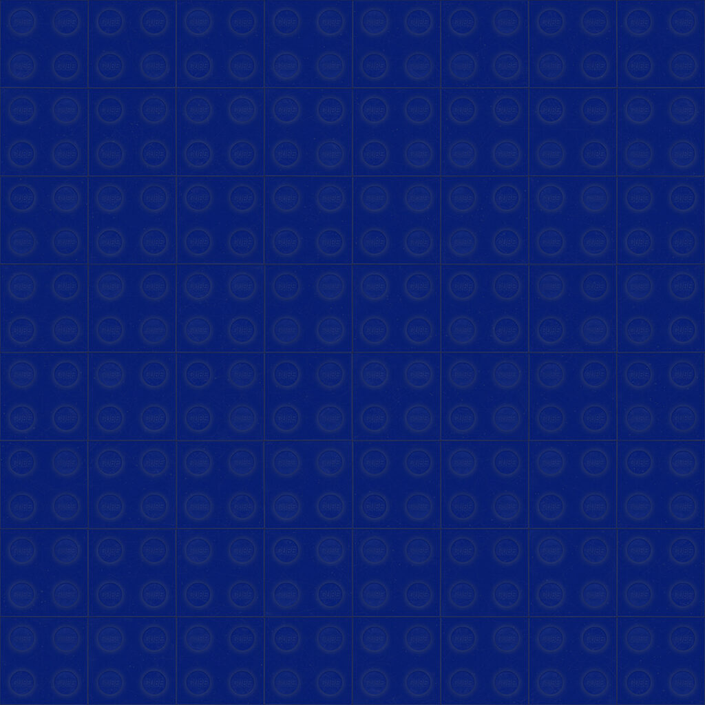 Blue Plastic Toy Blocks PBR Texture