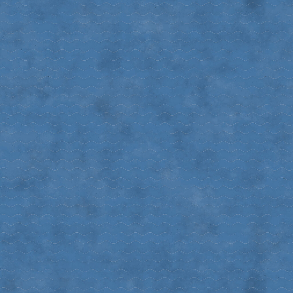 Blue Wavy Plastic PBR Texture