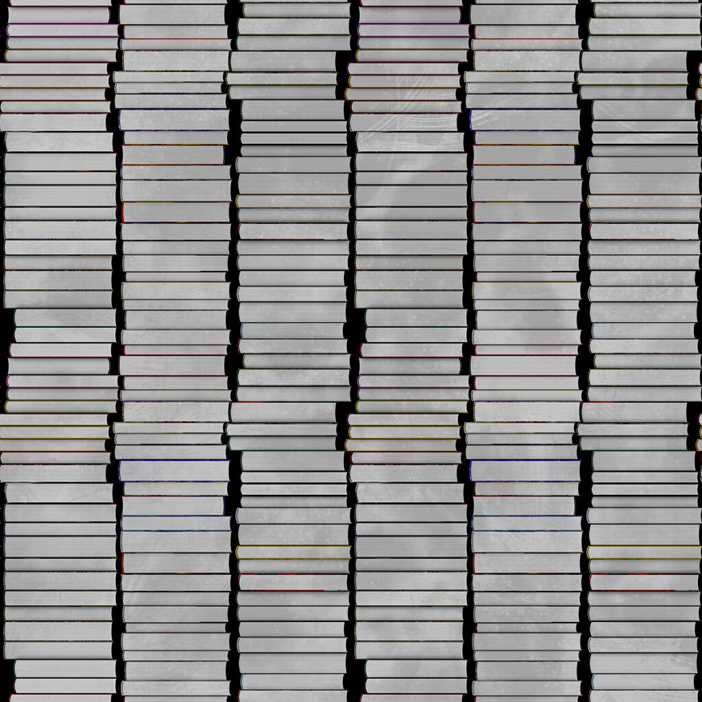 Books Bottoms Horizontal PBR Texture