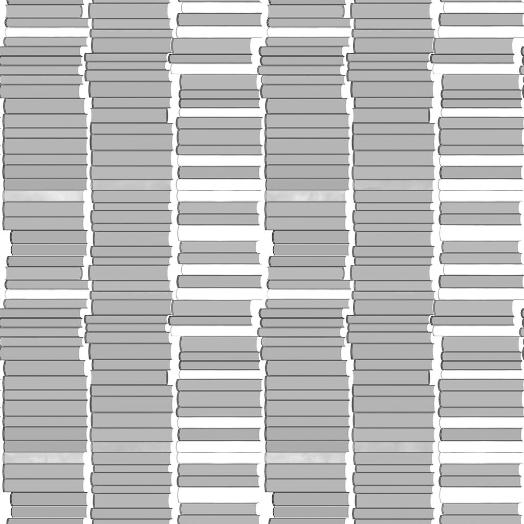 Books Bottoms Horizontal PBR Texture