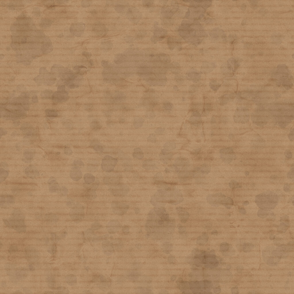 Brown Cardboard Top Layer PBR Texture