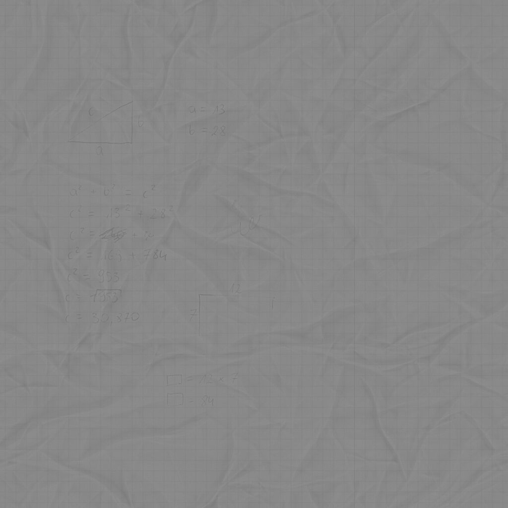 Checkered Paper Sheet with Notes PBR Texture