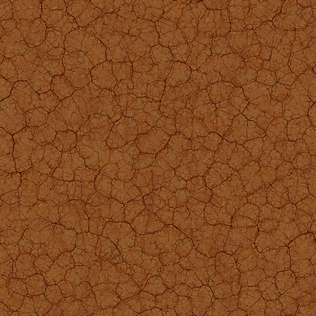 Cracked Orange Clay Ground PBR Texture