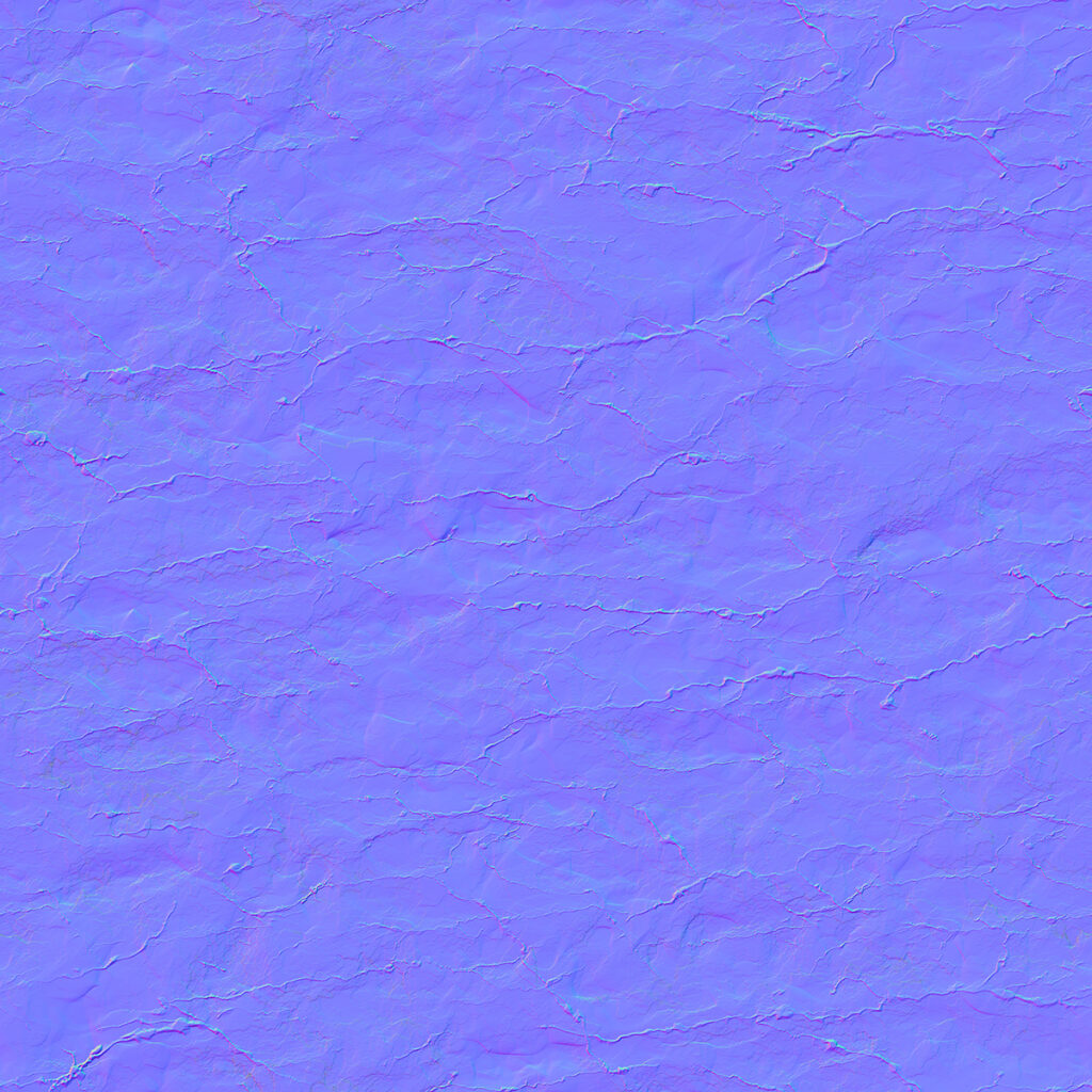 Cracked Rough Green Clay PBR Texture