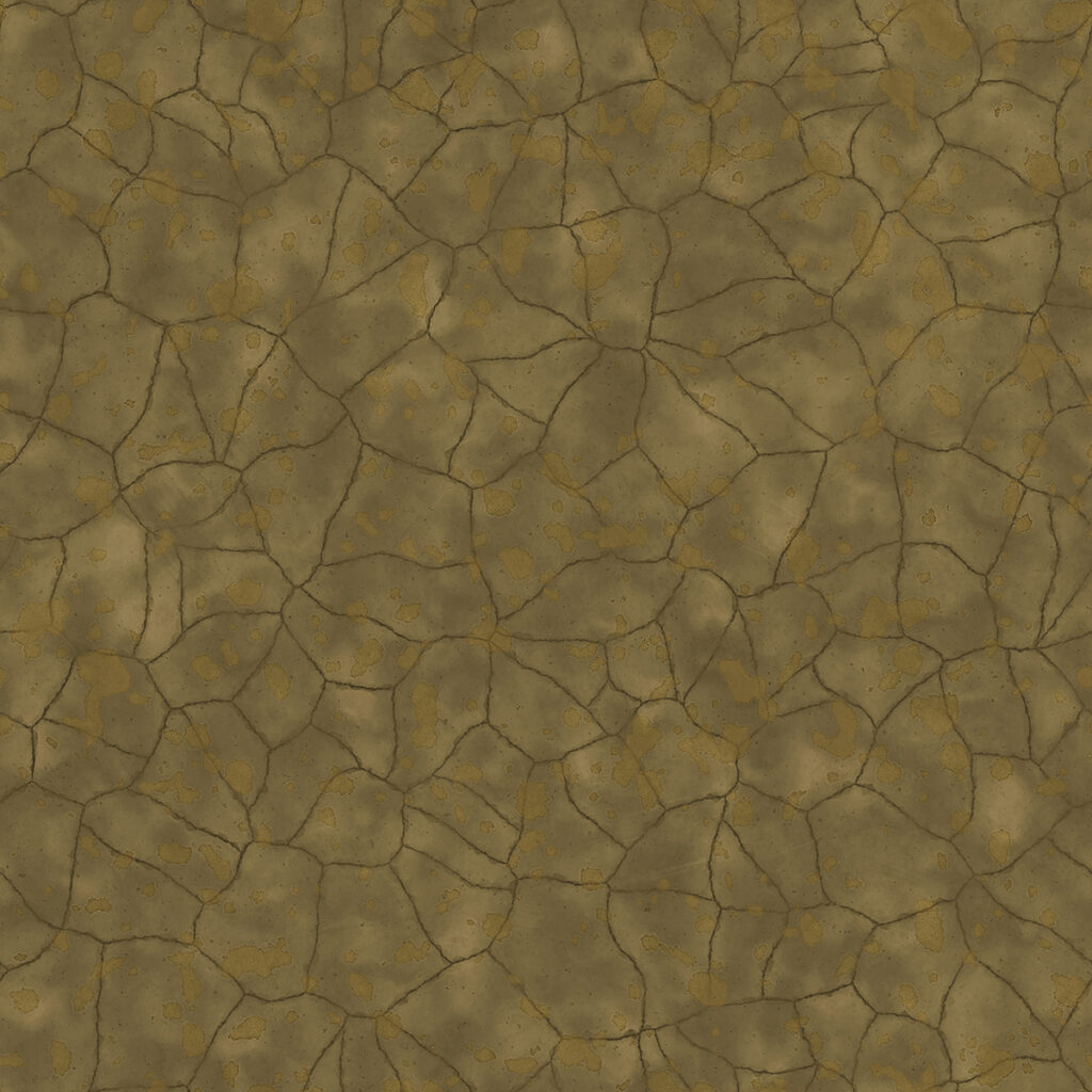 Cracked Yellow Clay Ground PBR Texture