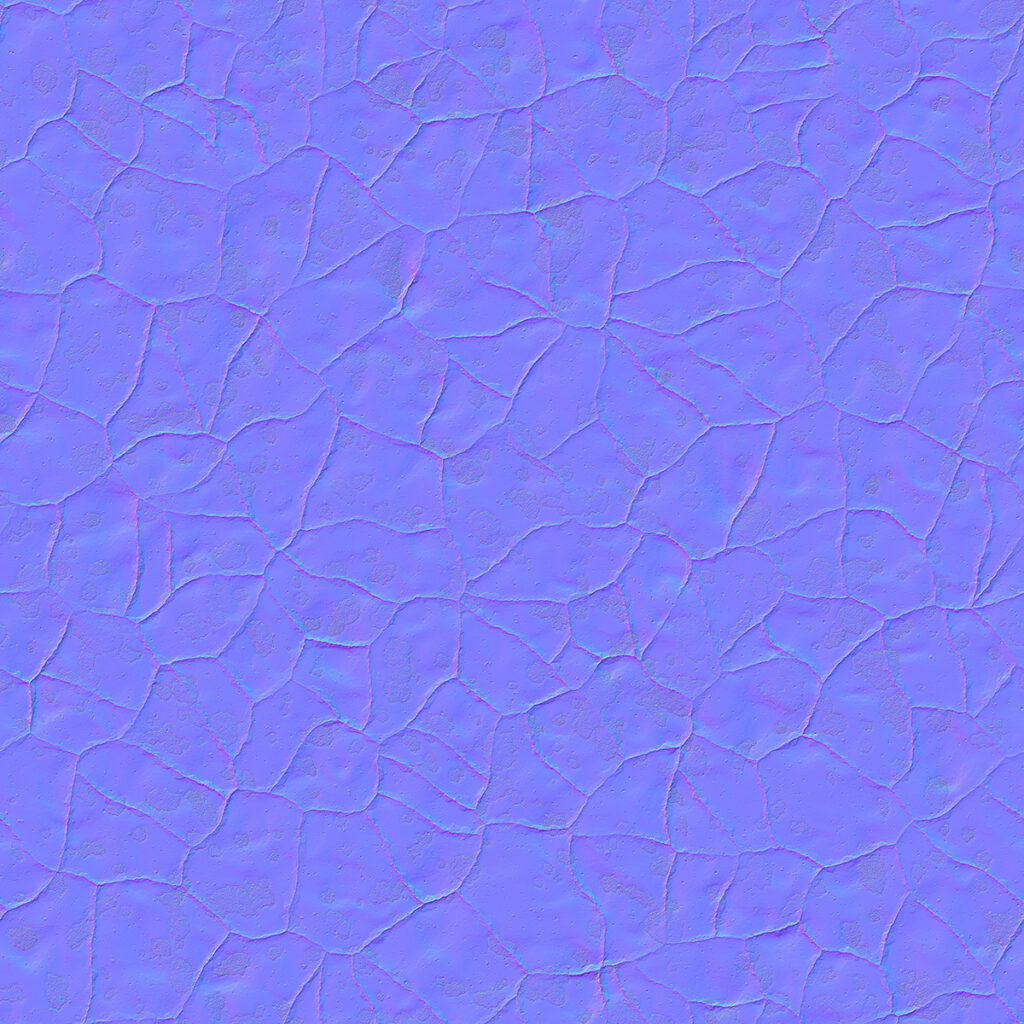 Cracked Yellow Clay Ground PBR Texture