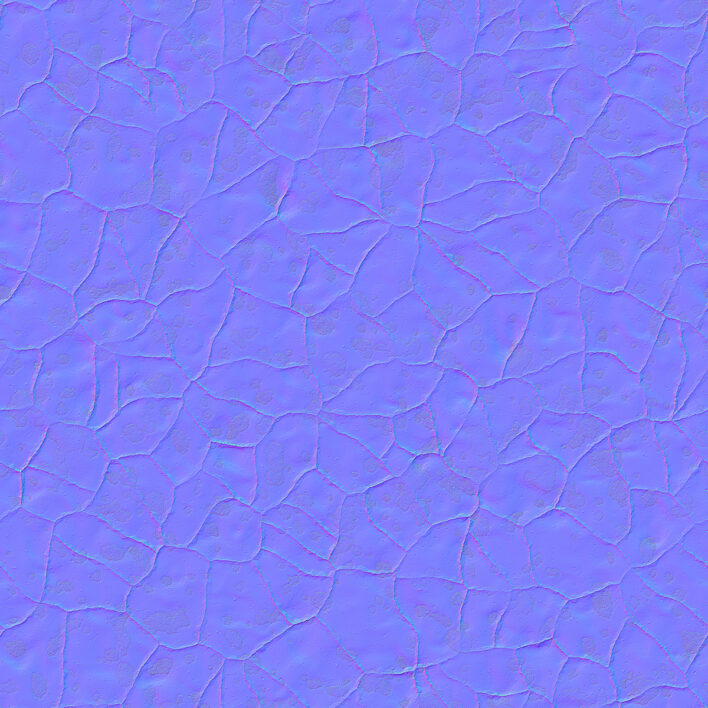 Cracked Yellow Clay Ground PBR Texture