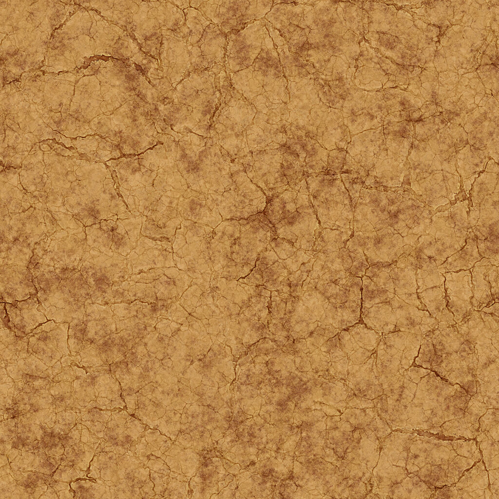Cracked Yellow Clay Ground PBR Texture