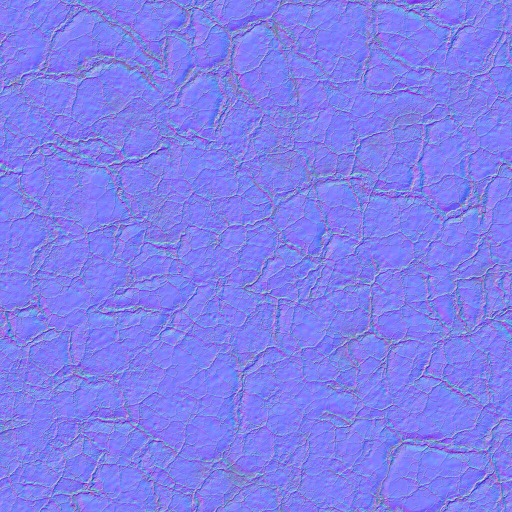 Cracked Yellow Clay Ground PBR Texture