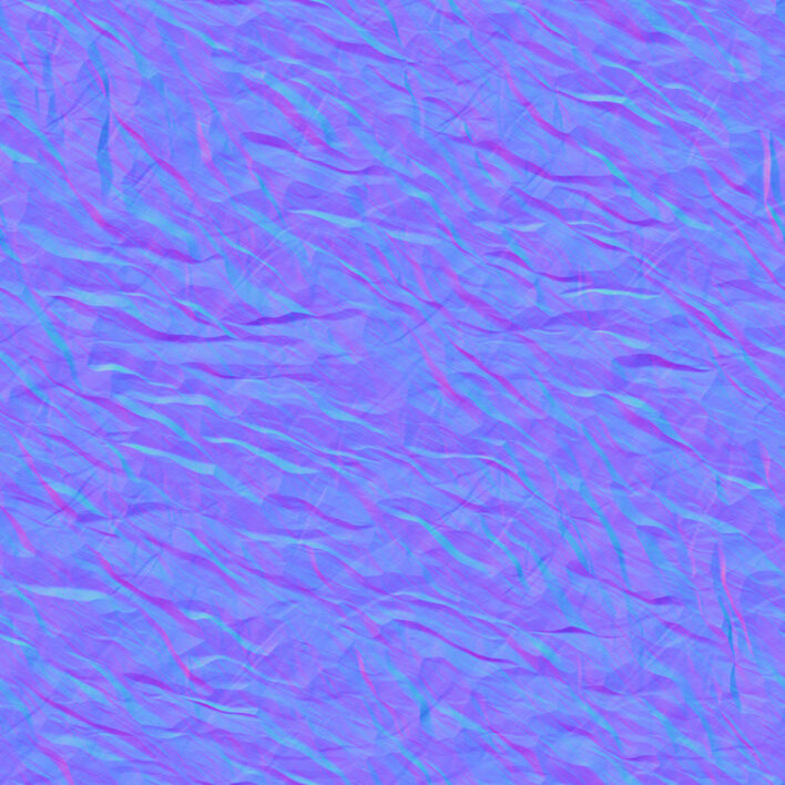 Crumpled Brown Paper PBR Texture