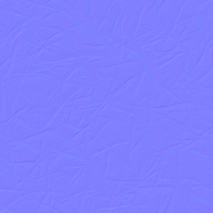 Crumpled Paper Sheet PBR Texture