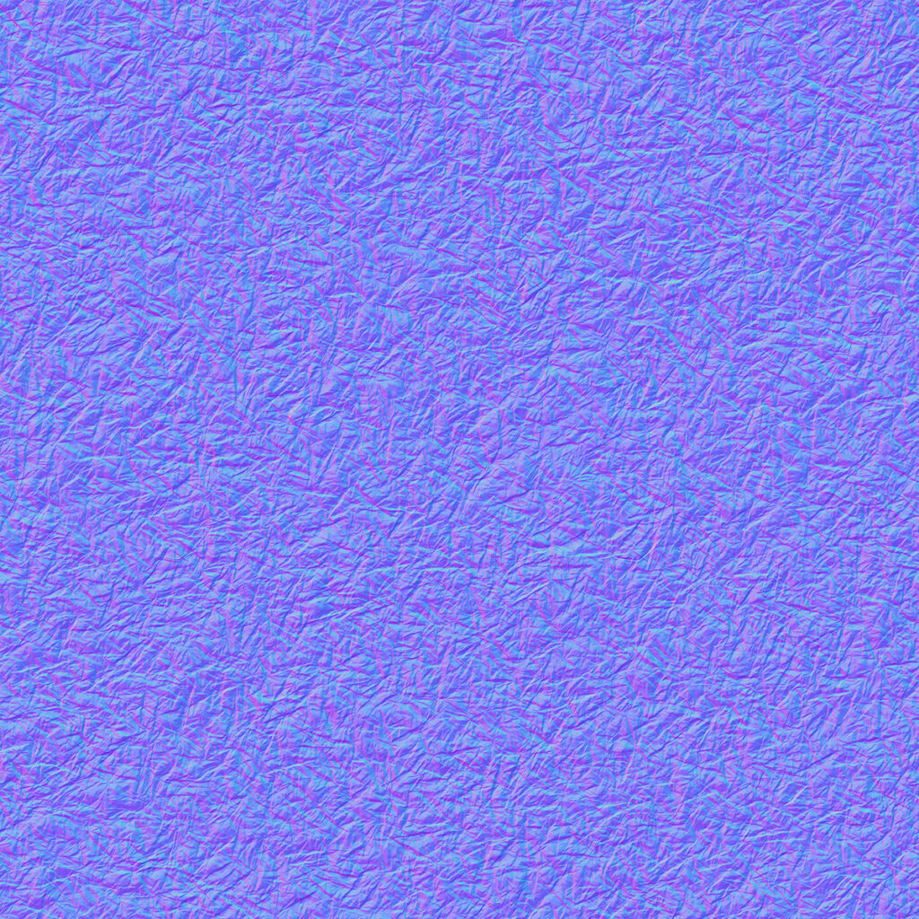 Crumpled Red Tissue Paper PBR Texture