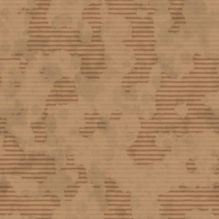 Damaged Brown Cardboard PBR Texture