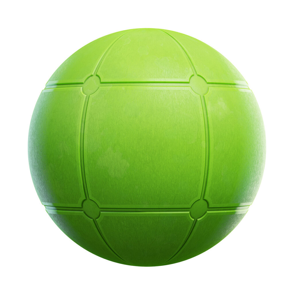 Green Patterned Plastic PBR Texture