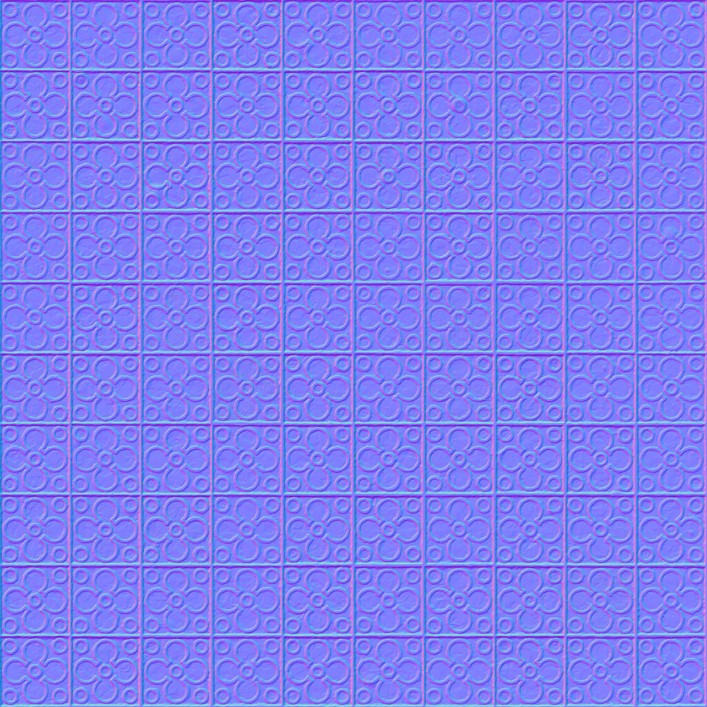 Patterned Brown Clay PBR Texture